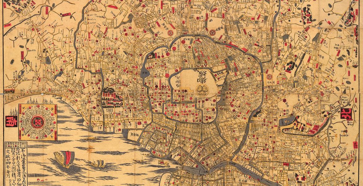 Ancient Edo City Map